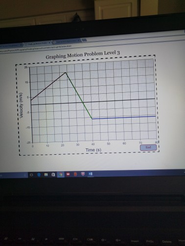 Solved Graphing Motion Problem Level 3 Time (s) | Chegg.com