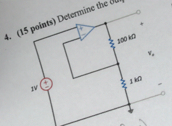 Solved determine the output voltage Vo of the ideal op-amp | Chegg.com