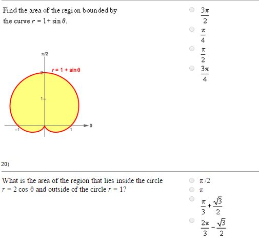 Solved Find the area of the region bounded by The curve r= | Chegg.com