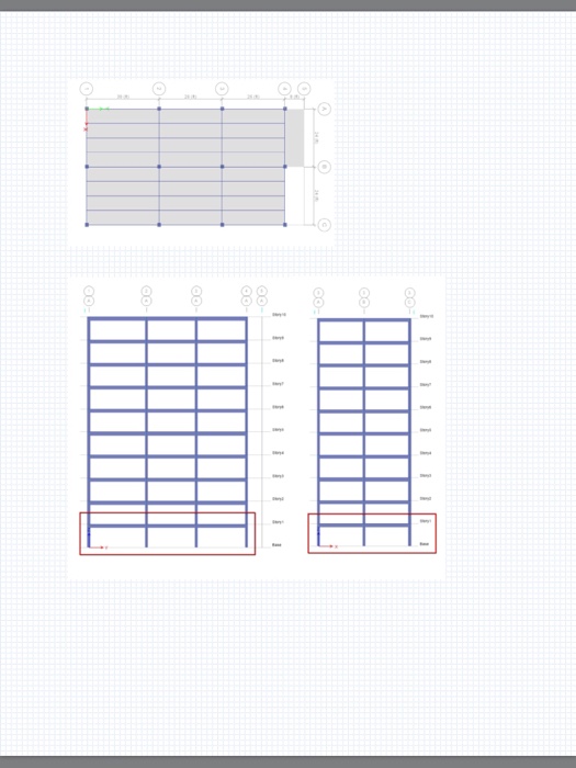For the 10 story concrete building shown below, | Chegg.com