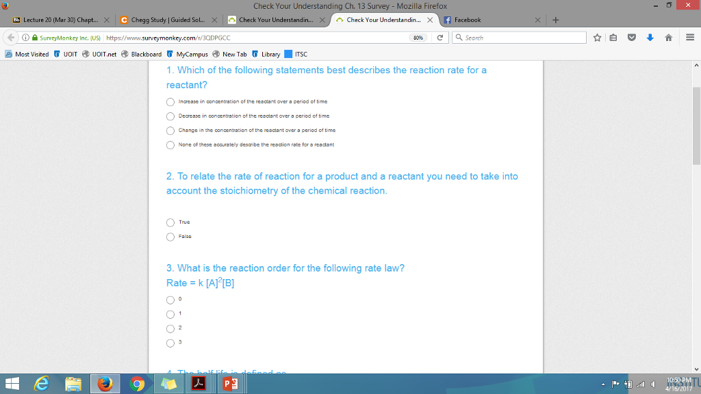 Chemistry Archive | April 16, 2017 | Chegg.com