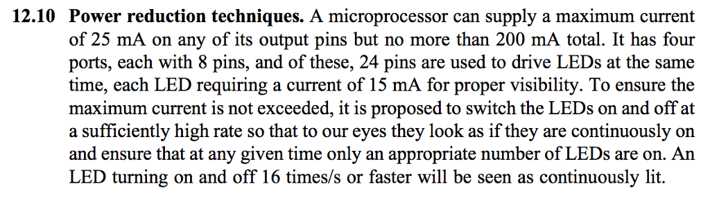 Solved 12.10 Power reduction techniques. A microprocessor | Chegg.com