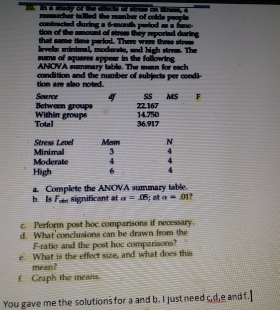 Solved reascher taed the number of colds people contracted | Chegg.com