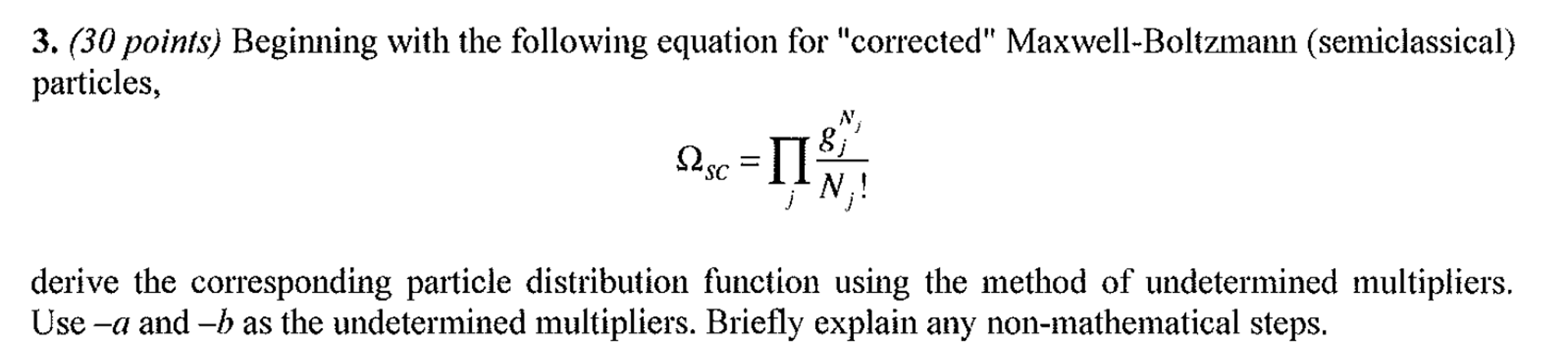 Beginning with the following equation for "corrected" | Chegg.com