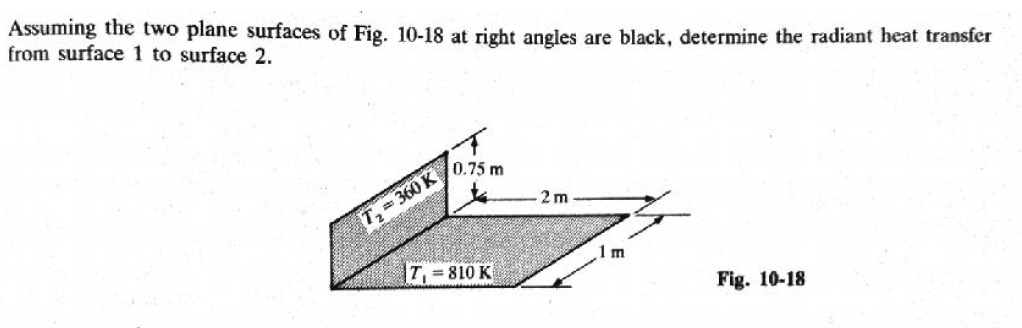 Solved Assuming the two plane surfaces of Fig. 10-18 at | Chegg.com
