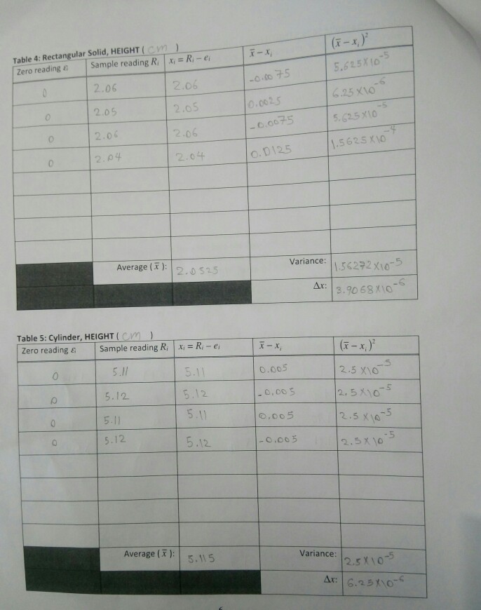 Solved III. EXPERIMENT A. PROCEDURE re the mass m of each of | Chegg.com