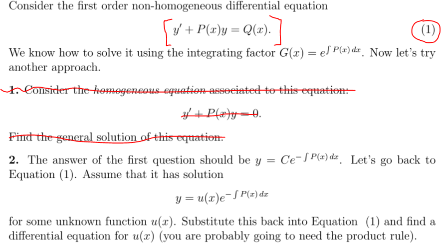 Solved Consider The First Order Non homogeneous Differential Chegg Solved Consider The First Order Non homogeneous Differential Chegg