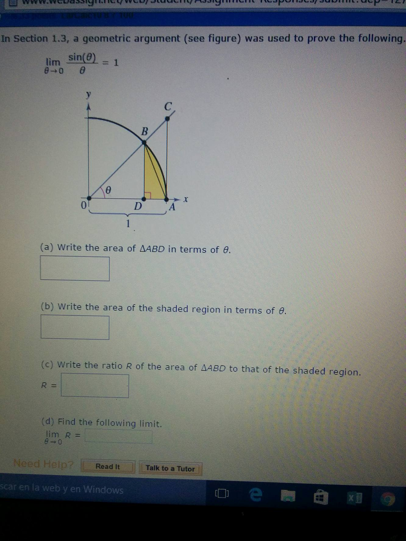 Solved In Section 1.3, a geometric argument (see figure) was | Chegg.com