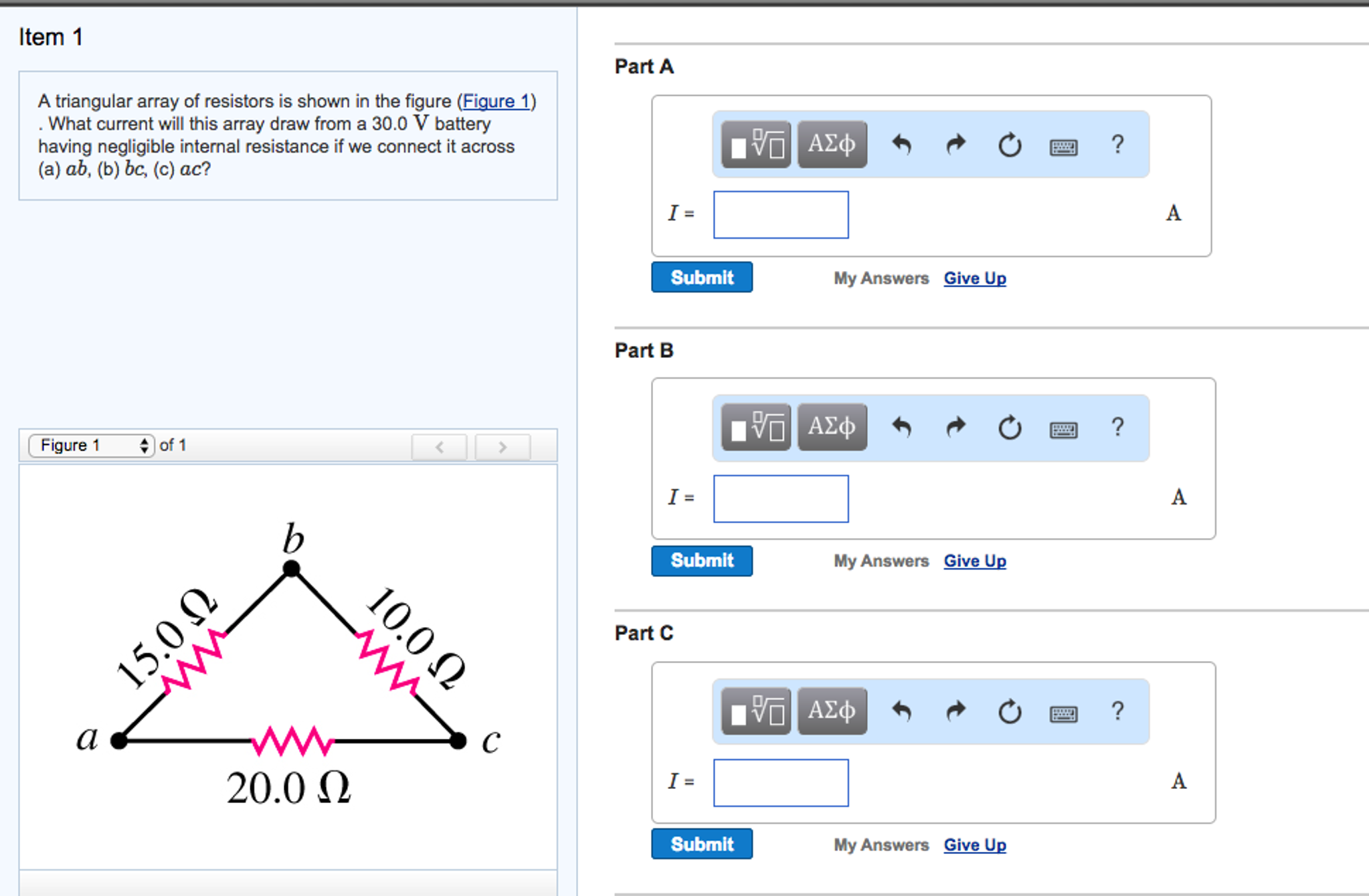 Solved If the battery has an internal resistance of 5.00 | Chegg.com