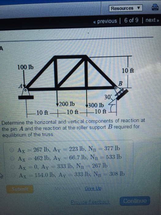 Solved Determine the horizontal and vertical components of | Chegg.com