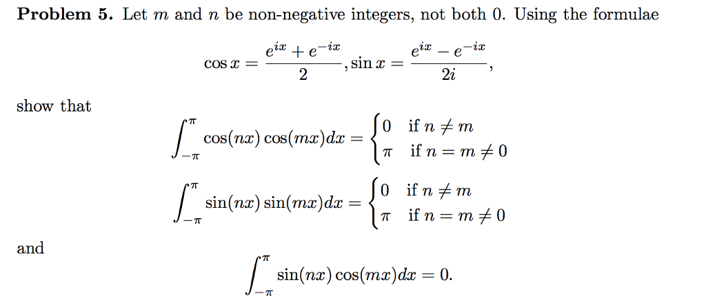 Solved Let m and n be non-negative integers, not both 0. | Chegg.com