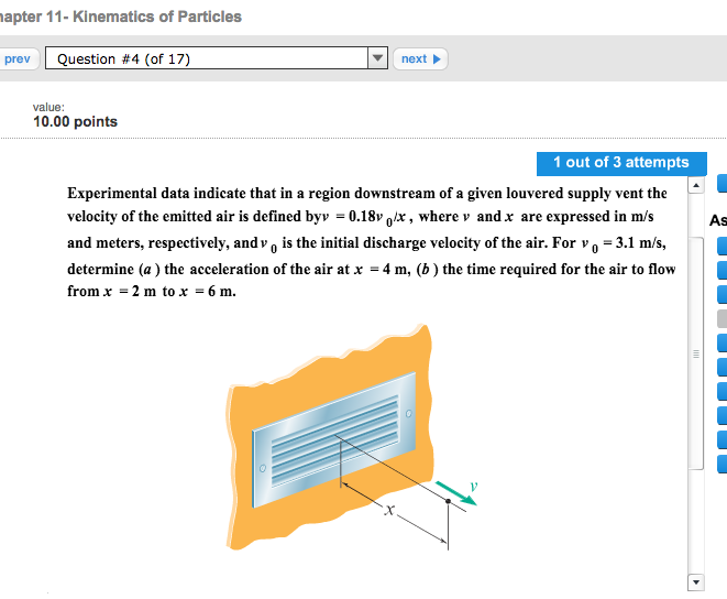 Experimental data indicate that in a region | Chegg.com