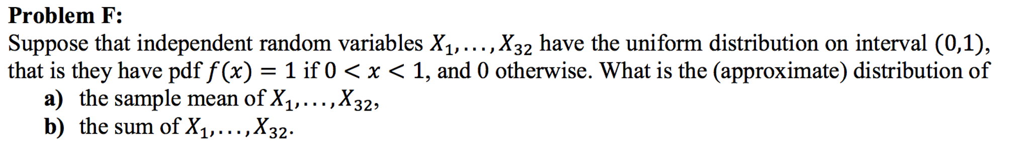 Solved Suppose that independent random variables X_1, ..., | Chegg.com