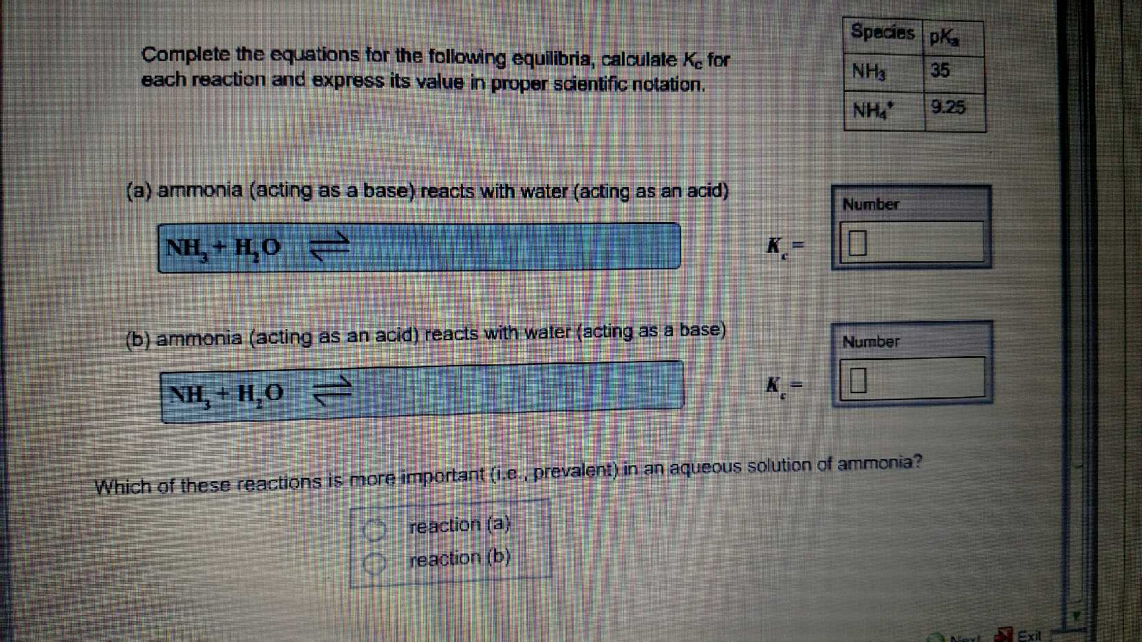 Solved Complete the equations for the following equilibria, | Chegg.com Solved Complete the equations for the following equilibria, | Chegg.com