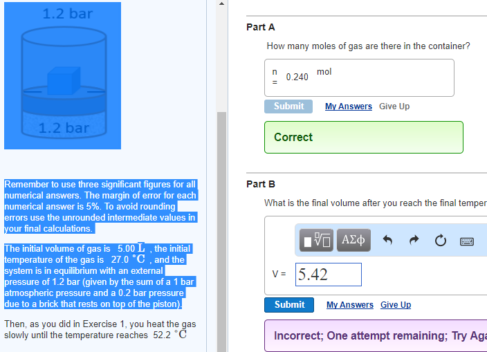 Solved Remember to use three significant figures for all | Chegg.com