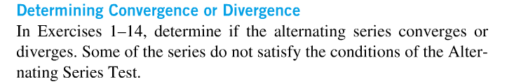 Solved Determining Convergence or Divergence In Exercises | Chegg.com