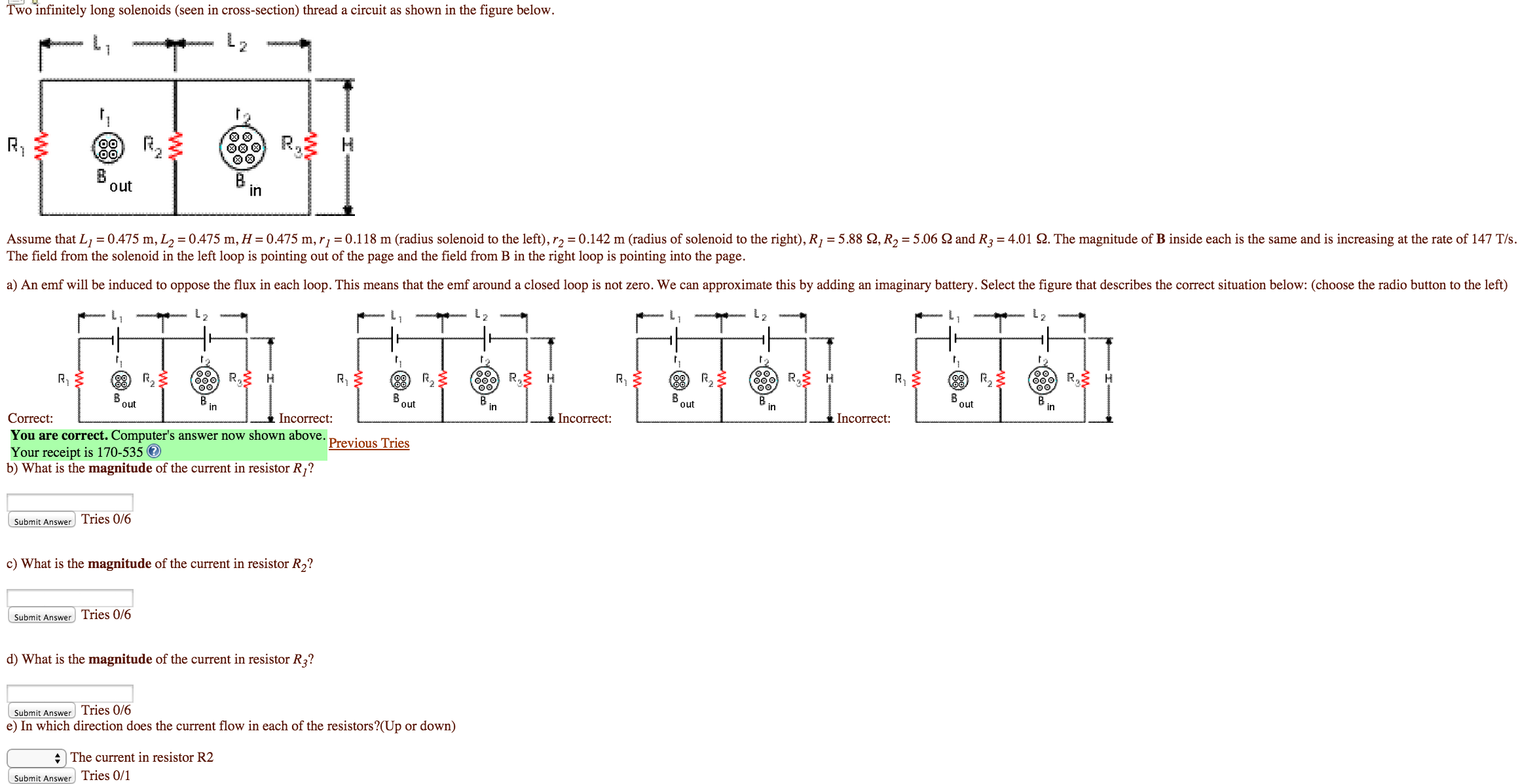 Solved Two infinitely long solenoids (seen in cross-section) | Chegg.com