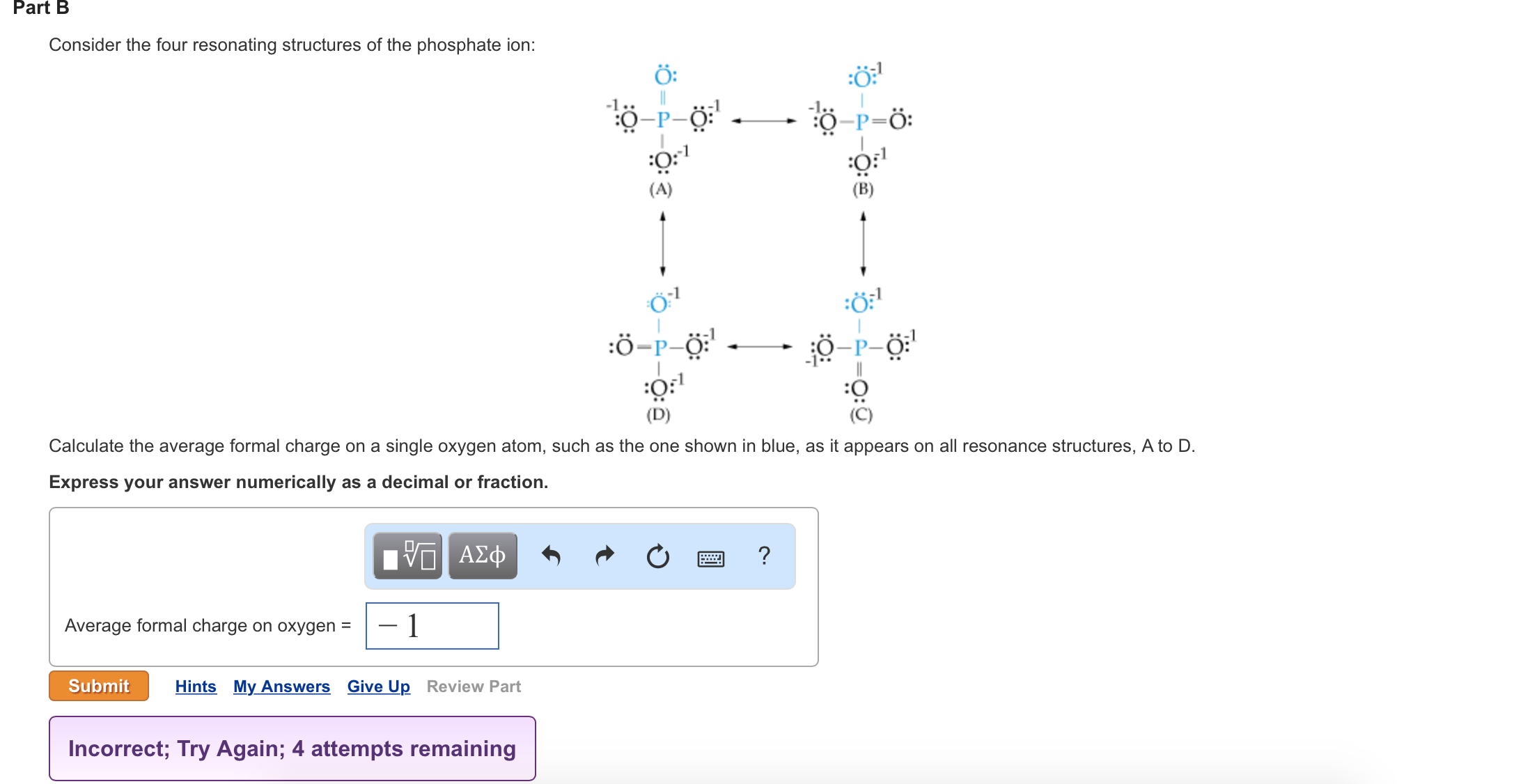 Solved Consider the four resonating structures of the | Chegg.com