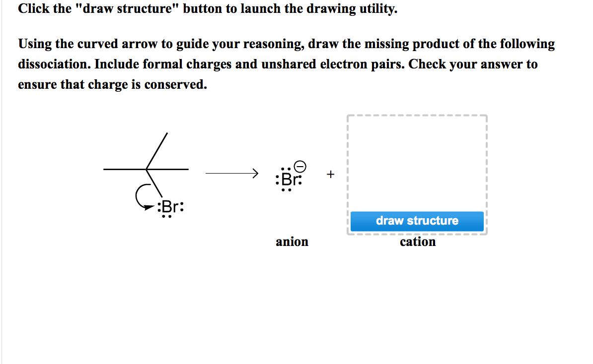 Solved Click the draw structure button to launch the drawing | Chegg.com