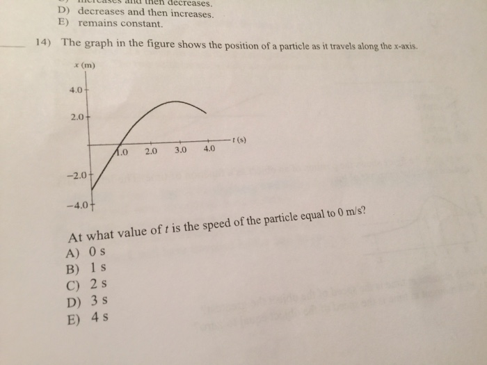 Solved decreases and then increases. remains constant. The | Chegg.com