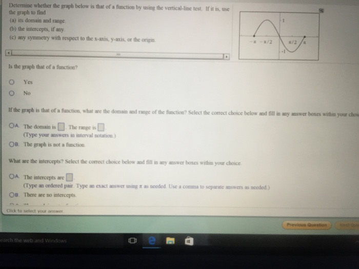 Solved Determine whether the graph below is that of a | Chegg.com