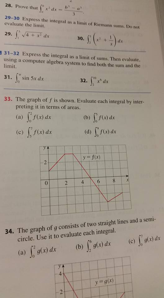Solved 28. Prove that I' x dx D 29-30 Express the integral | Chegg.com