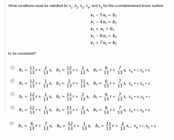 Solved What conditions must be satisfied by bJf b2, b3, b4, | Chegg.com
