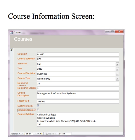Develop a database using Microsoft Word or Excel with | Chegg.com