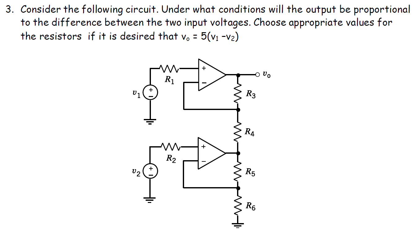 Solved Consider the following circuit. Under what conditions | Chegg.com