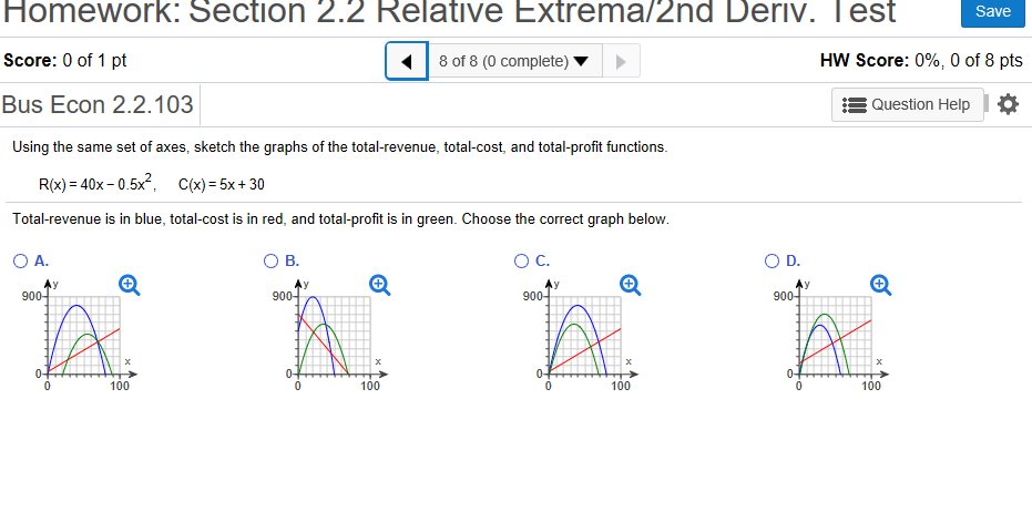 Solved Homework: Section 2.2 Relative Extrema/2nd Deriv. | Chegg.com