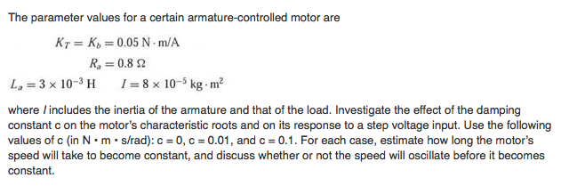 The parameter values for a certain | Chegg.com