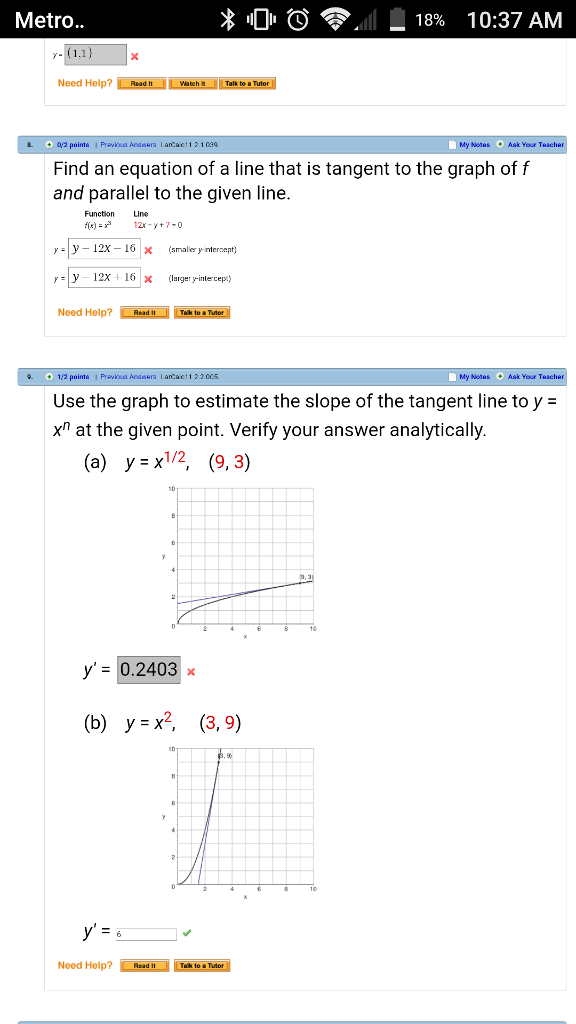 Solved 8. Find an equation of a line that is tangent to the | Chegg.com Solved 8. Find an equation of a line that is tangent to the | Chegg.com