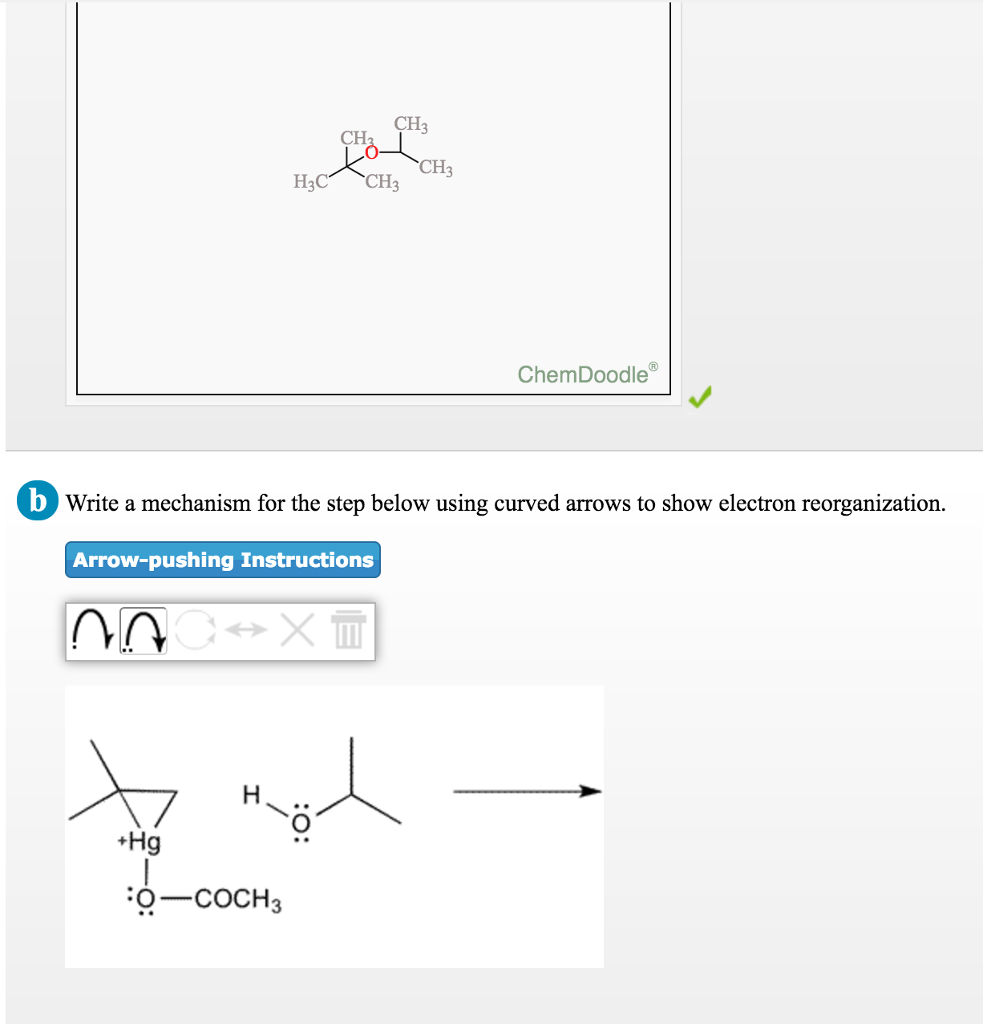Solved Write a mechanism for the step below using curved | Chegg.com