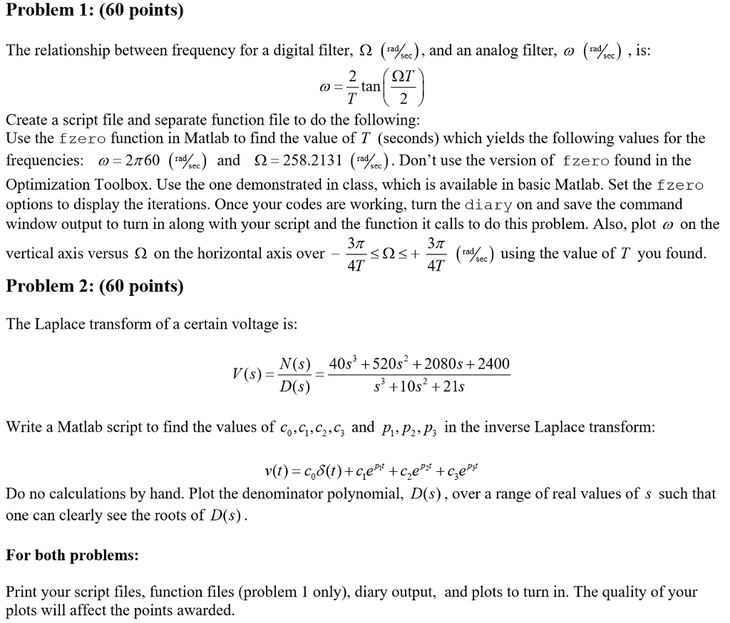 Solved The relationship between frequency for a digital | Chegg.com