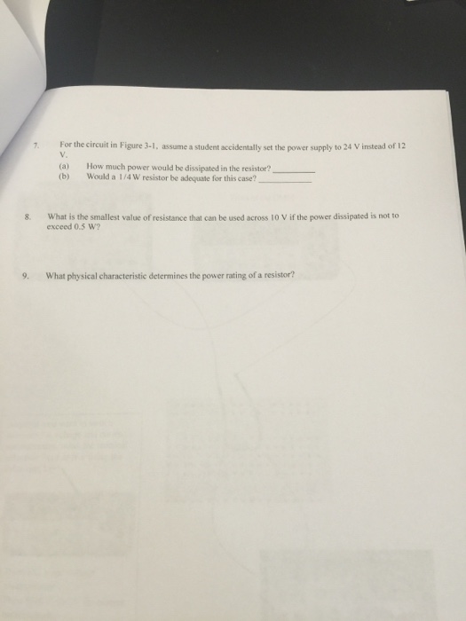 Solved Can you please answer questions 1,2,3,4,5,6,7,8 and 9 | Chegg.com