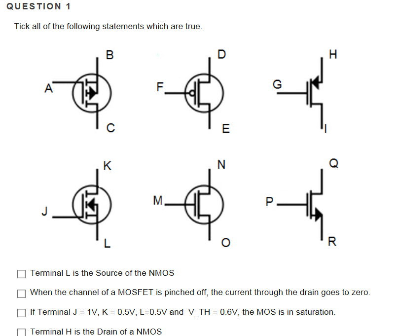 Solved Tick all of the following statements which are | Chegg.com