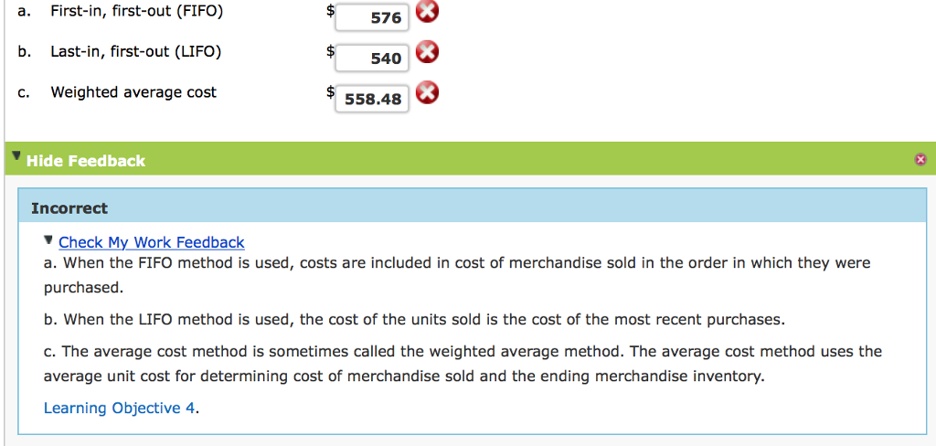 Solved Periodic Inventory Using FIFO, LIFO, and Weighted | Chegg.com