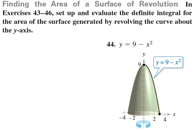 Solved In Exercises 43-46, set up and evaluate the definite | Chegg.com