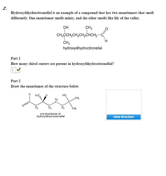 Solved Draw a mirror image for each compound. Label each | Chegg.com