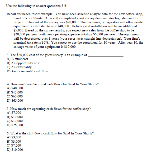 Solved Use the following to answer questions 3-6. Recall | Chegg.com