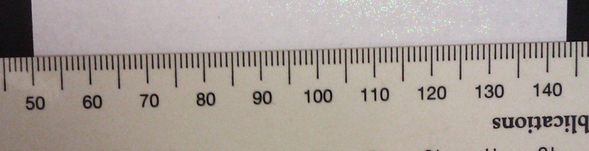 Solved The ruler in the image is marked to the nearest mm. | Chegg.com