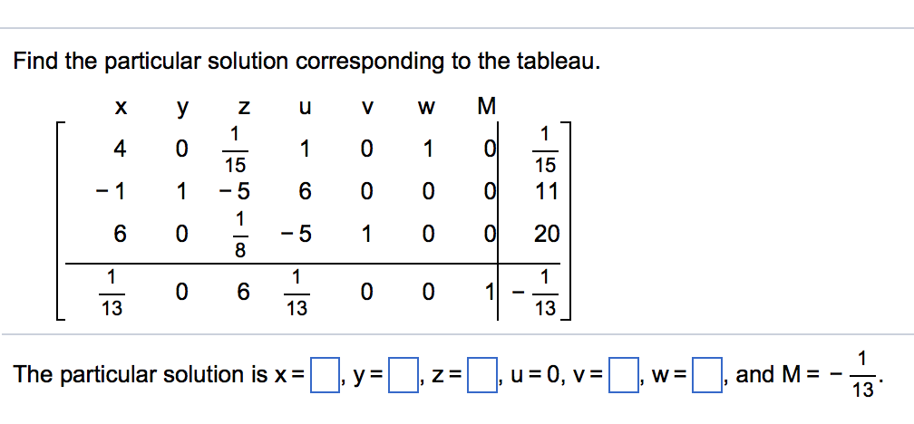 Solved Find the particular solution corresponding to the | Chegg.com