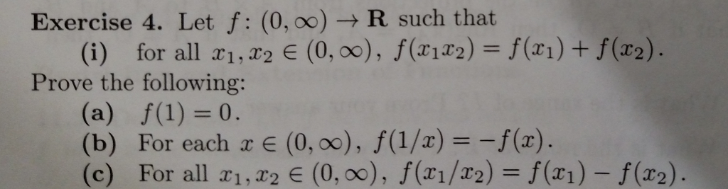 Solved Let f: (0, infinity) rightarrow R such that for all | Chegg.com Solved Let f: (0, infinity) rightarrow R such that for all | Chegg.com