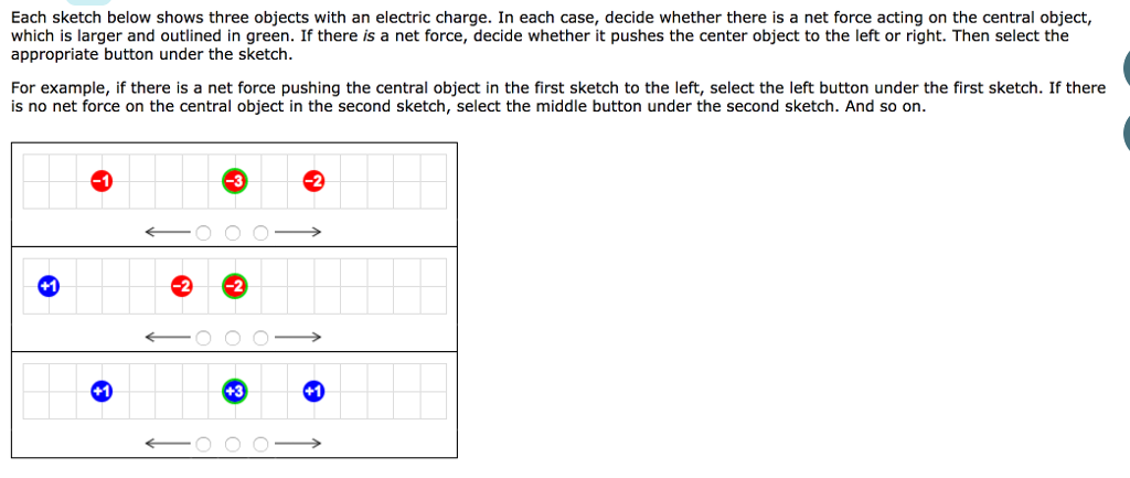 Solved Each sketch below shows three objects with an | Chegg.com