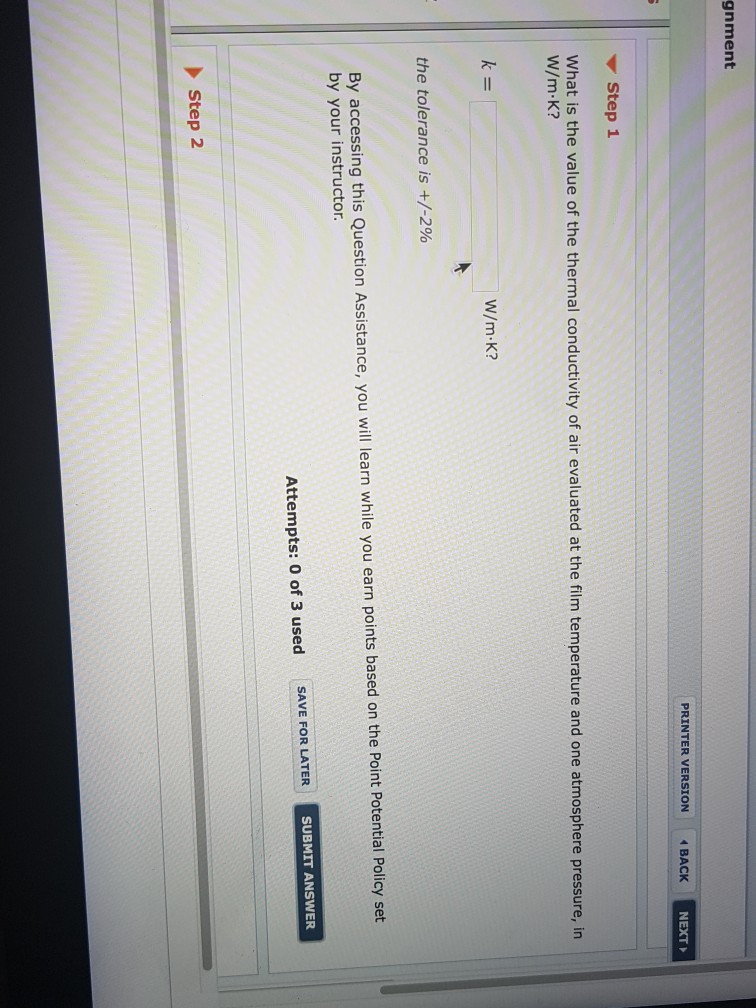 Solved pen Assignment PRINTER VERSION BACK NEXT mm and | Chegg.com