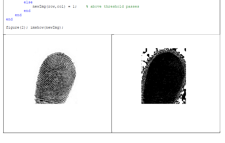 The following MATLAB code converts a gray scale image | Chegg.com