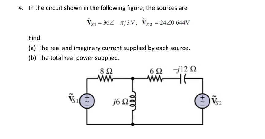 Solved why doesn't problem 4. use Vrms and Irms and example | Chegg.com