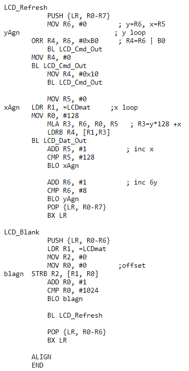 Solved INCLUDE Registers.s AREA DATA, ALIGN-2 LCDmat SPACE | Chegg.com
