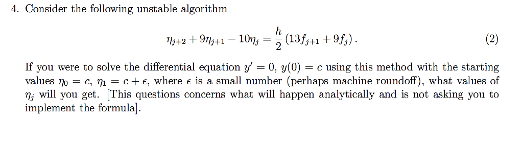 The following question come from Stoer and Bulirsch | Chegg.com