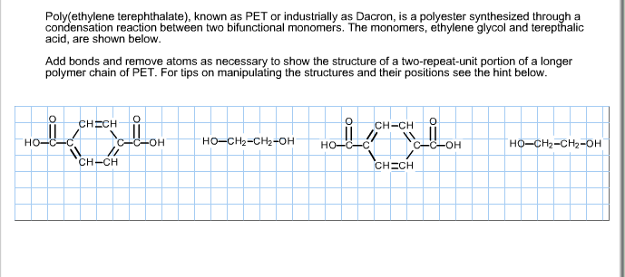Solved Poly(ethylene terephthalate), known as PET or | Chegg.com